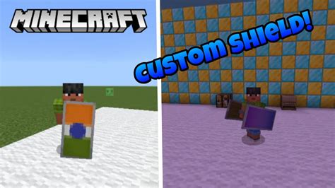 How To Make Custom Shield Minecraft Youtube