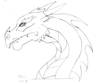 Dragon Head Side View By Zenofken On Deviantart
