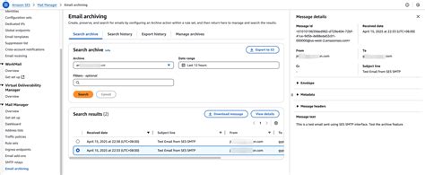 Searching And Retrieving Email Content Sent Via Amazon Ses Aws Repost