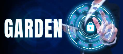 Writing Displaying Text Garden Concept Meaning Piece Ground Adjoining