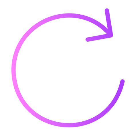 Rotate Right Generic Gradient Outline Icon