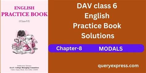 Dav Class 6 English Practice Book Chapter 8 Solutions