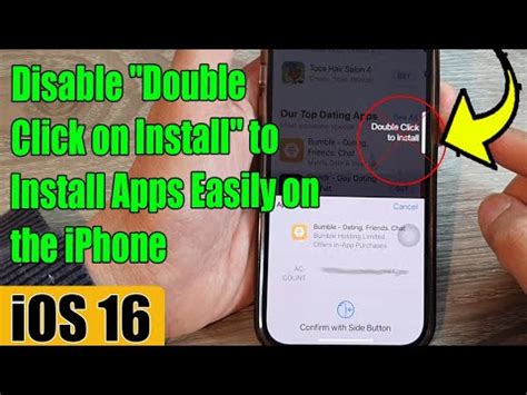 IOS How To Disable Double Click On Install To Install Apps Easily On The IPhone YouTube