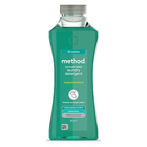 Method Concentrated Laundry Detergent Tropical Coconut 990ml 33 Washes