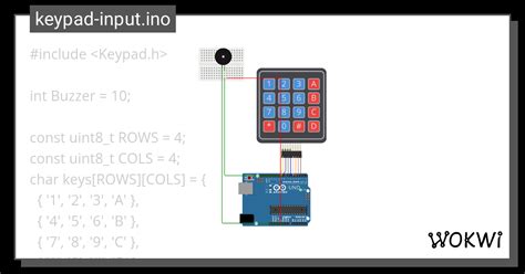 Keypad O Copy Wokwi Esp32 Stm32 Arduino Simulator