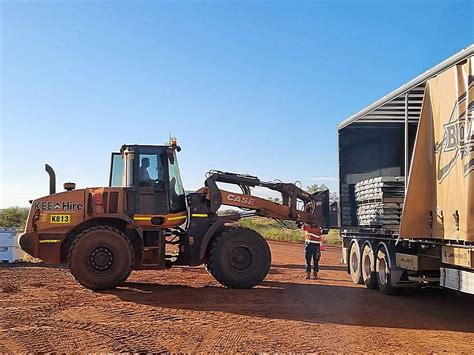Handling And Transport Of Concrete Block Mats