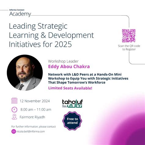 join us for a hands on mini workshop on leading strategic learning