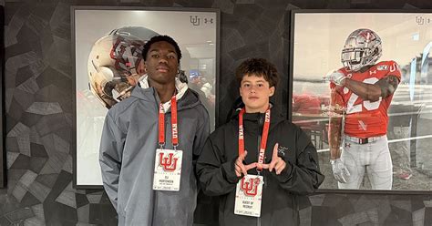 Utah Hosts 2028 Wr Target Eli Mortensen For Game Visit
