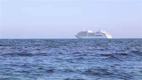 Passenger Ship Floating In The Stock Footage Video 100 Royalty Free