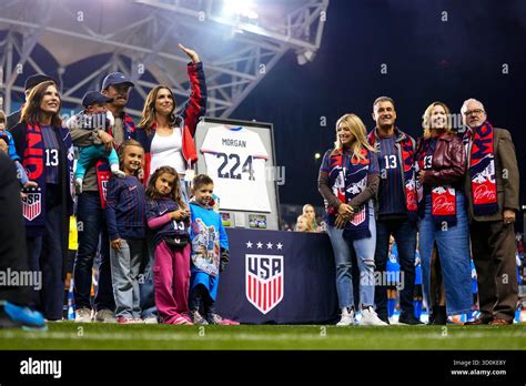 Chester Pennsylvania Usa 23rd Oct 2025 Alex Morgan Poses For A