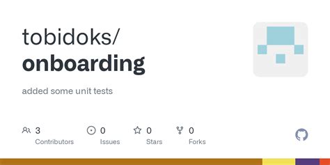github tobidoks onboarding added some unit tests