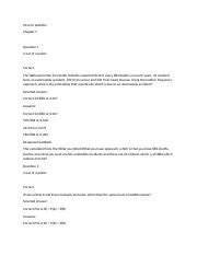 Intro To Statistics Chapter 5 Docx Intro To Statistics Chapter 5 Question 1 4 Out Of 4 Points