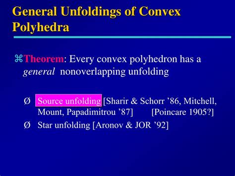ppt edge unfolding medial axis polyhedra powerpoint presentation