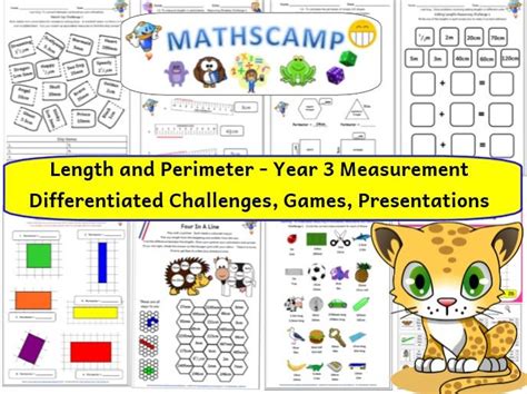 Length And Perimeter Year 3 Measures Differentiated Challenges And Activities Teaching Resources
