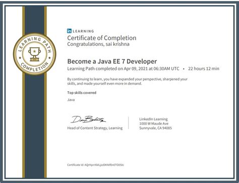 Jaya Sai Krishna Katragadda On Linkedin Linkedinlearning Webdevelopment Java Kluniversity