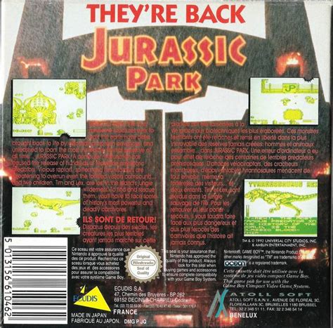 Jurassic Park Box Shot For Nes Gamefaqs