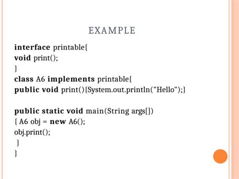 Oopsheritance And Interface Objected Oriented Programming Pptx