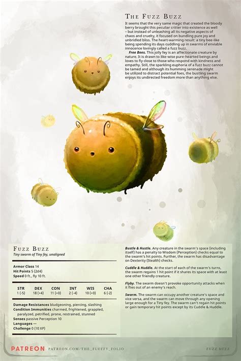 The Fluffy Folio Quirky 5e Monsters And Items Patreon Dungeons And
