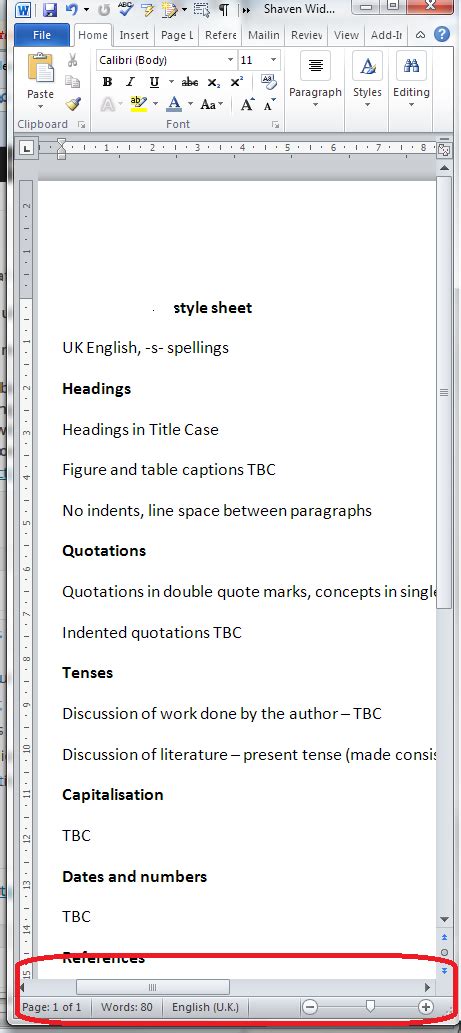 How Do I Display My Horizontal Scroll Bar In Word Scroll Bar Words Double Quote