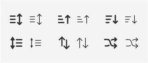 Sort Icon Vector Art Icons And Graphics For Free Download