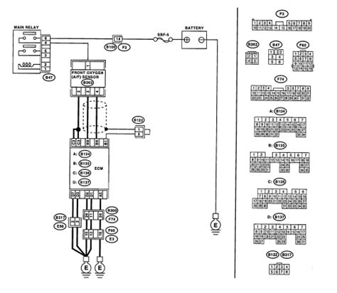 Subaru O2 Sensor Wiring Diagram Wiring Diagram