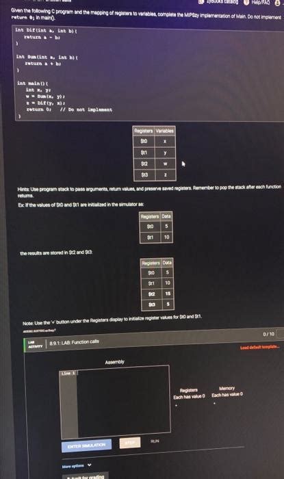 Solved Hello This Is For An Assembly Langauge Class And