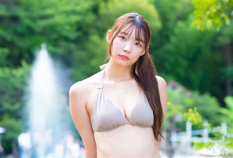 新人グラドル波崎天結、上品なベージュビキニ姿でヘルシーボディー披露「大人っぽく見えるかなと」 Webザテレビジョン