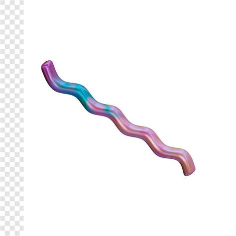 Premium Psd 3d Geometric Curve