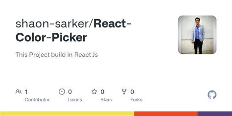 Github Shaon Sarkerreact Color Picker This Project Build In React Js