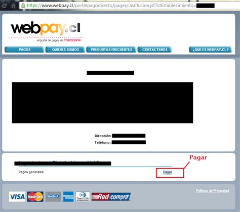 Transbank Webpay Cl M Todo De Pago Tienda Online