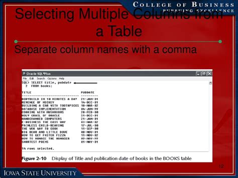 PPT - Chapter 2 Basic SQL SELECT Statements PowerPoint Presentation ...