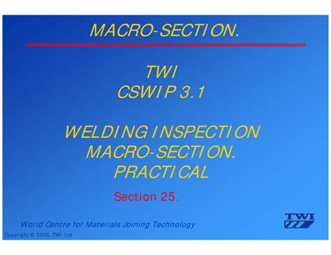 `twi cswip macro practical inspection [compatibility mode] macromacro