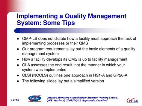 PPT Quality Management System Implementation PowerPoint Presentation ID