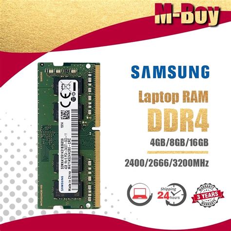 Samsung 4gb 8gb 16gb Laptop Ram Ddr4 2400mhz 2666mhz 3200mhz Sodimm Memory For Notebooks