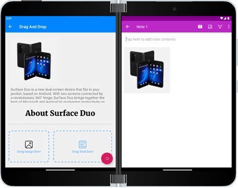 drag and drop with androidx surface duo blog