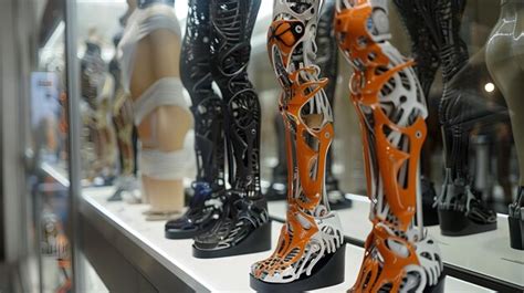Bionic Limb Customization Boutique Prosthetic Fashion For The Future Premium Ai Generated Image