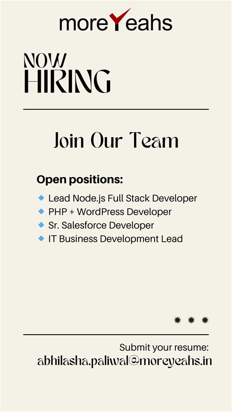 abhilasha paliwal on linkedin hiring jobs nodejs php wordpress
