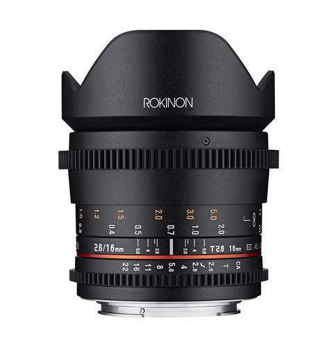 16mm T2 6 Full Frame Super Wide Angle Cine Ds Rokinon Lenses
