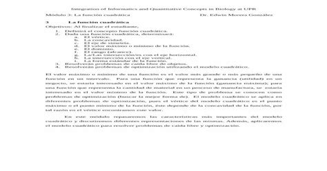 3 La Función Cuadrática Nuevo Portal Wp Content Uploads M