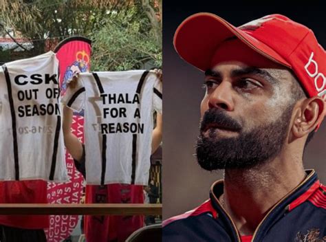 Ipl 2025 Rcb Fans Create Nostalgic Stir With Jail Jersey Ahead Of Csk Clash At Chinnaswamy