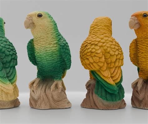 Artstation Parrot Figure Scan Resources