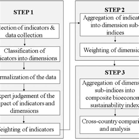 Research Steps To Construct The Bioeconomy Sustainability Index