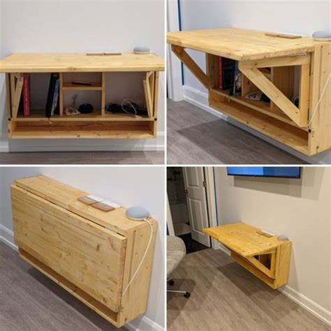 Diy Desk Plans Floating Wall Desk Guide Step By Step Easy To Build