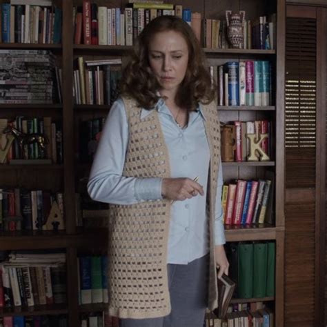 Vera Farmiga Vera Farmiga Fashion Outfits Crochet Vest