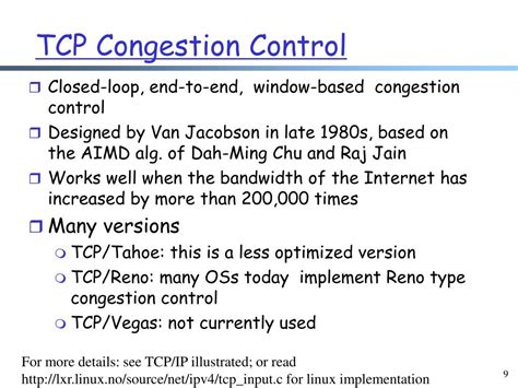 ppt tcp reno vegas powerpoint presentation free download id 5488762