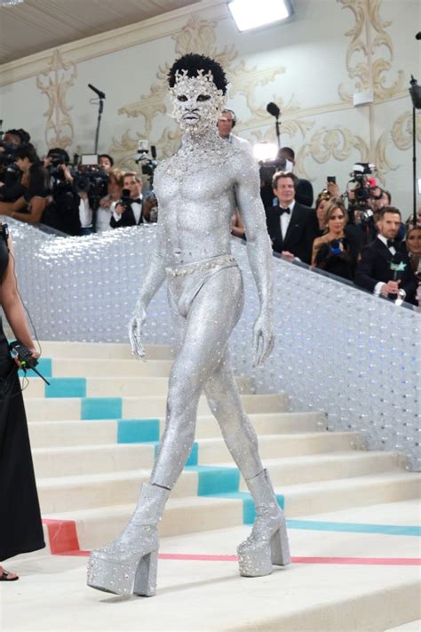 Lil Nas X Wore Thousands Of Crystals And A Thong To The Met Gala