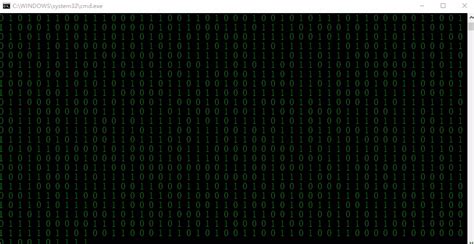 cmd里实现代码雨 cmd简单代码雨 csdn博客