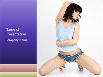 Beautiful Sexy Woman PowerPoint Template Backgrounds Google Slides ID 0000095283