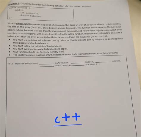 Solved question . 5: (30 points) Consider the following | Chegg.com