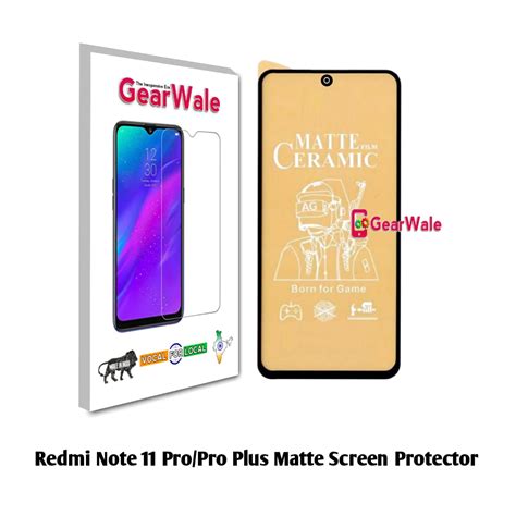 Redmi Note Pro Plus Matte Screen Protector For Gamers